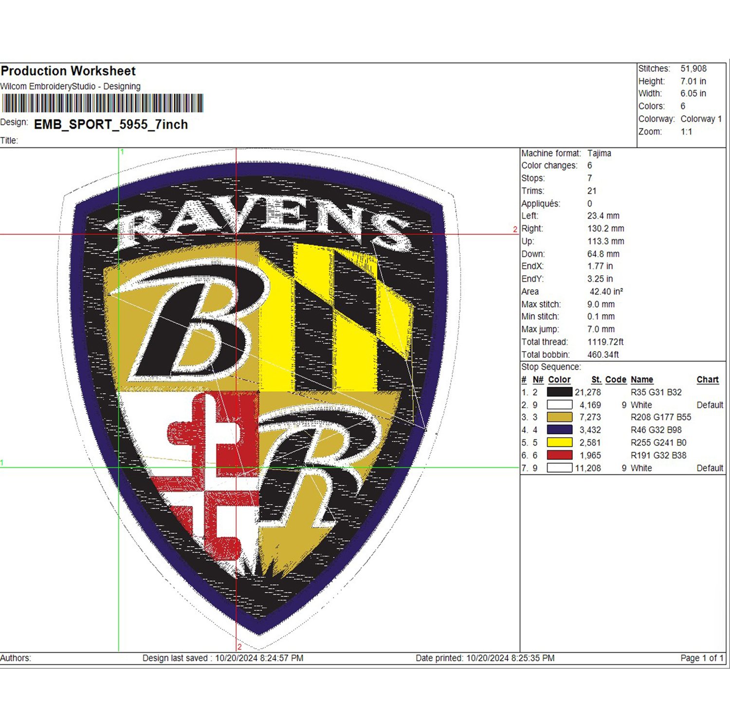 NFL Baltimore Ravens Embroidery Design Files, NFL Ravens, NFL ...