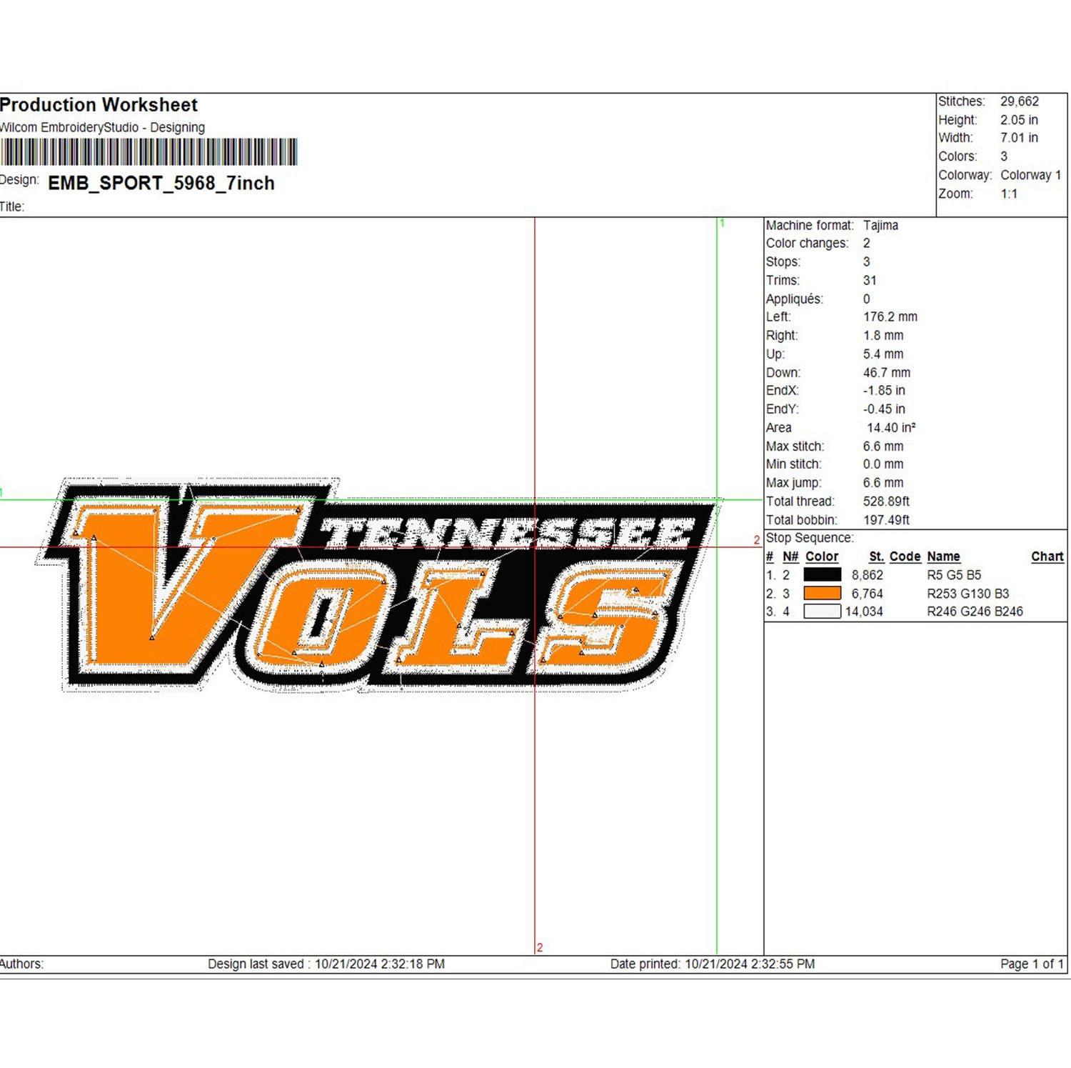 Tennessee Volunteers Wordmark Logo Embroidery Designs, NCAA Volunteers ...