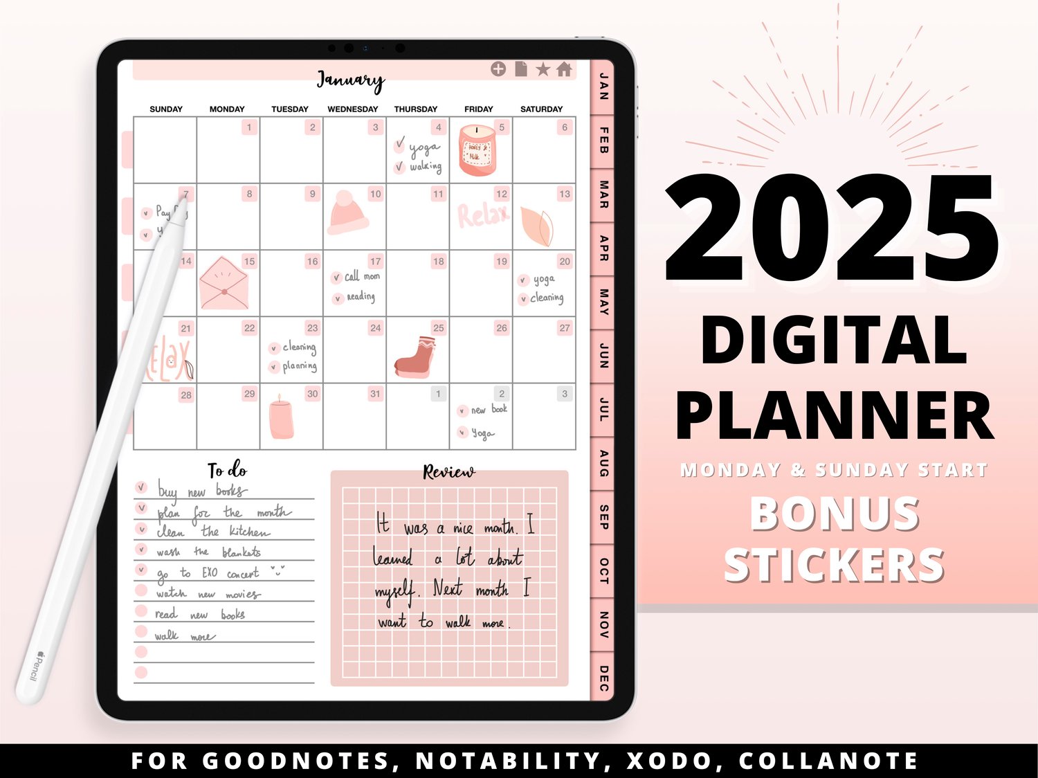 Free Goodnotes Digital Planner Goodnotes Notebook Free Digital Planner ...