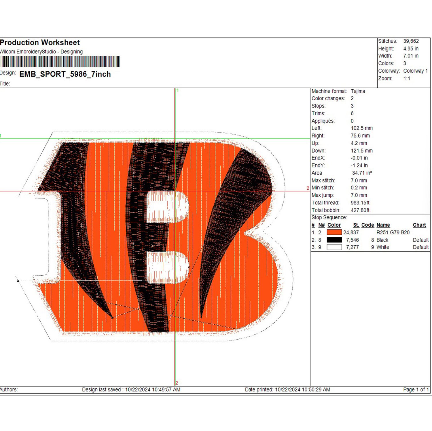 Cincinnati Bengals Embroidery Designs, NFL Bengals, NFL Embroidery ...