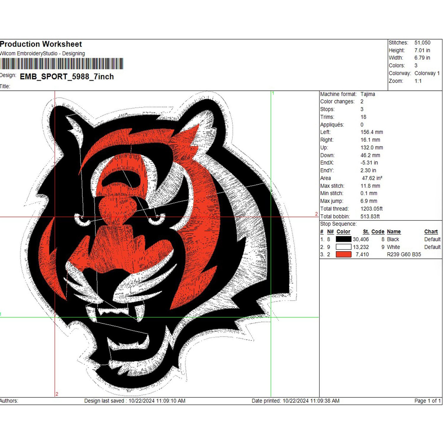 Cincinnati Bengals Embroidery Design Files, NFL Bengals, NFL Embroidery ...