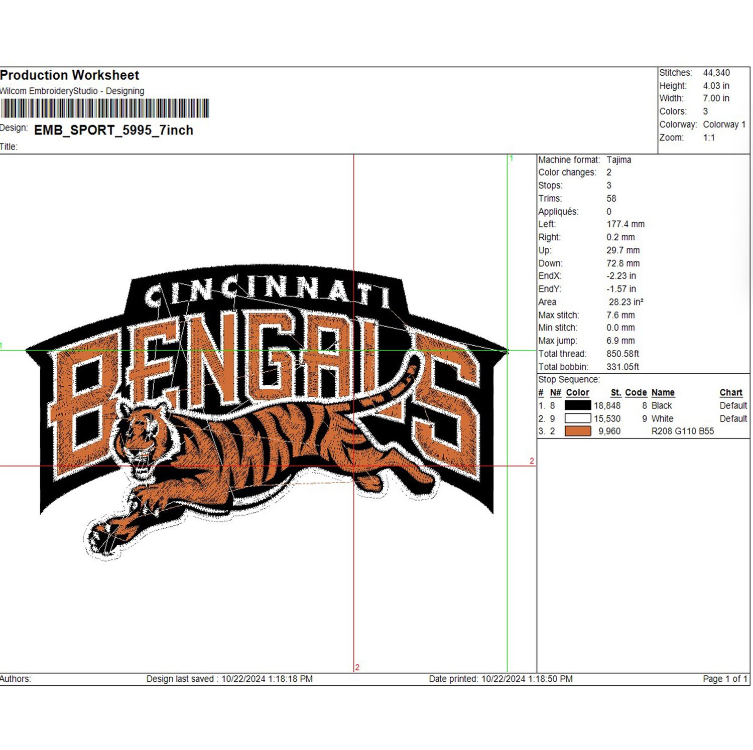 NFL Cincinnati Bengals Machine Embroidery Designs, NFL Bengals, NFL ...