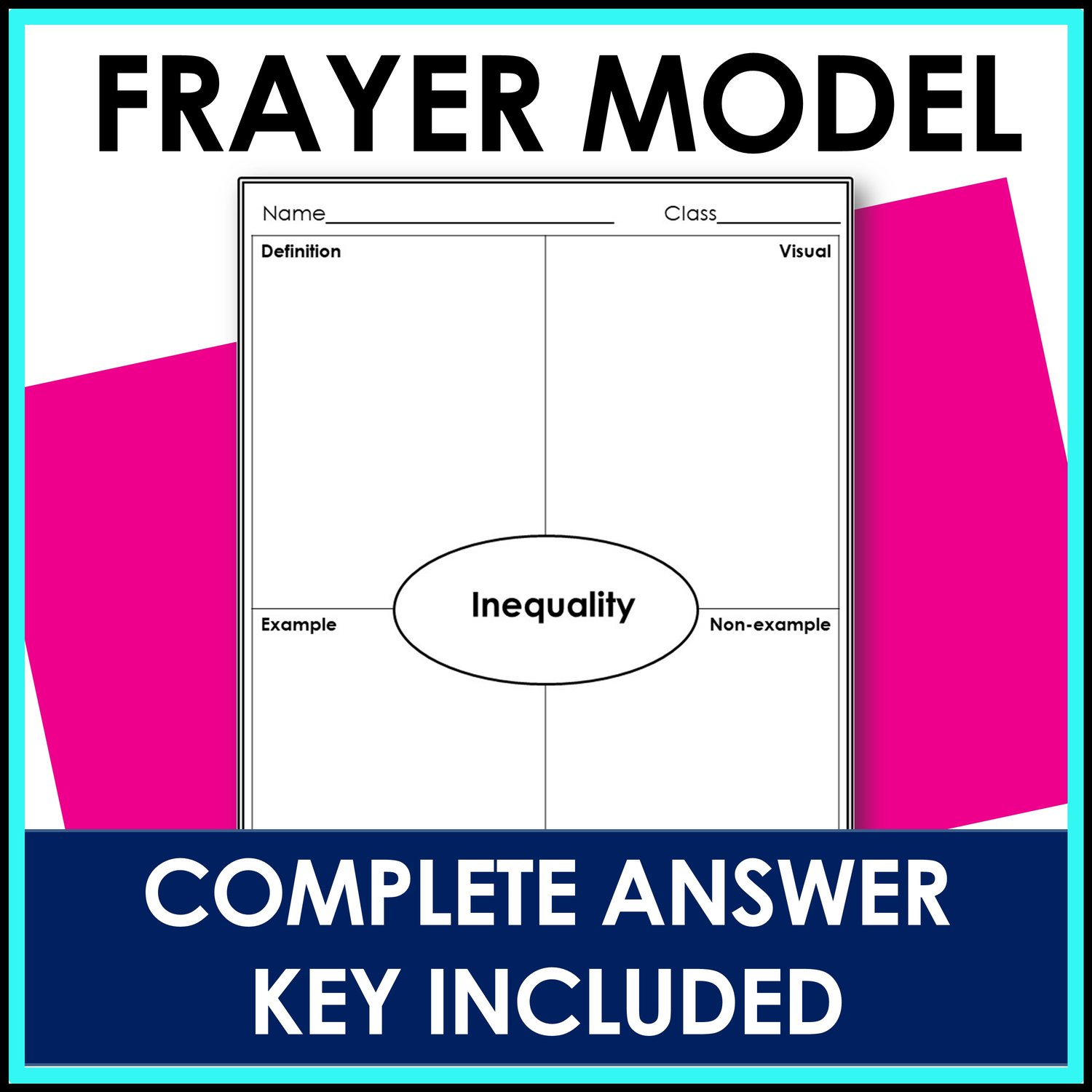 Solving Inequalities Worksheets