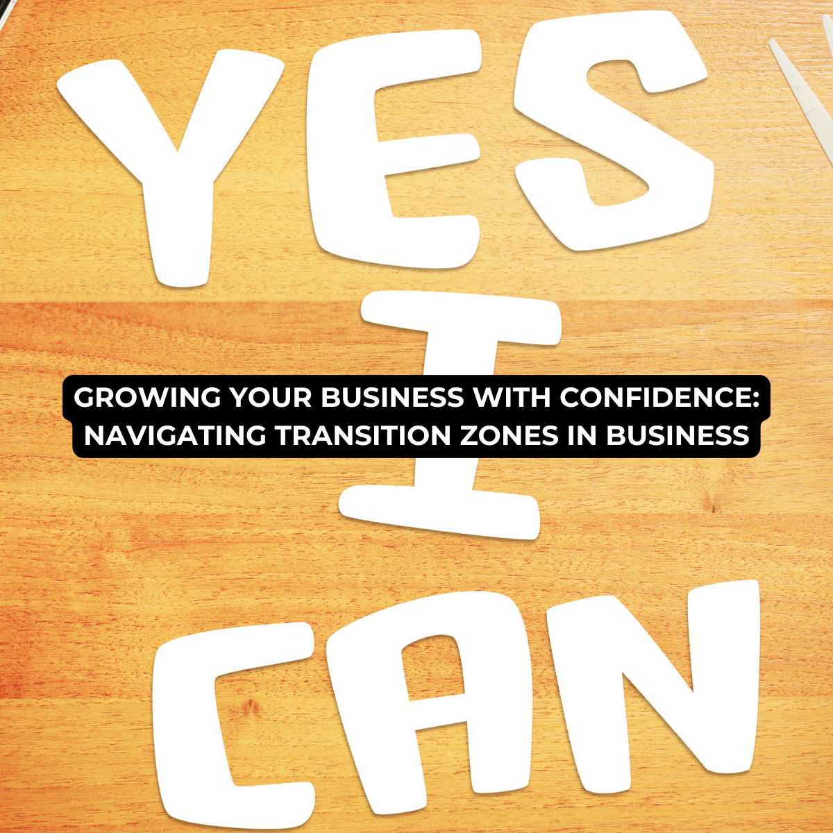 GROWING YOUR BUSINESS WITH CONFIDENCE: NAVIGATING TRANSITION ZONES IN ...
