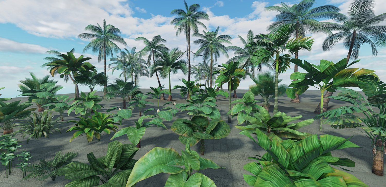 [Optimized] Realistic Tropical Jungle Roblox Nature Pack