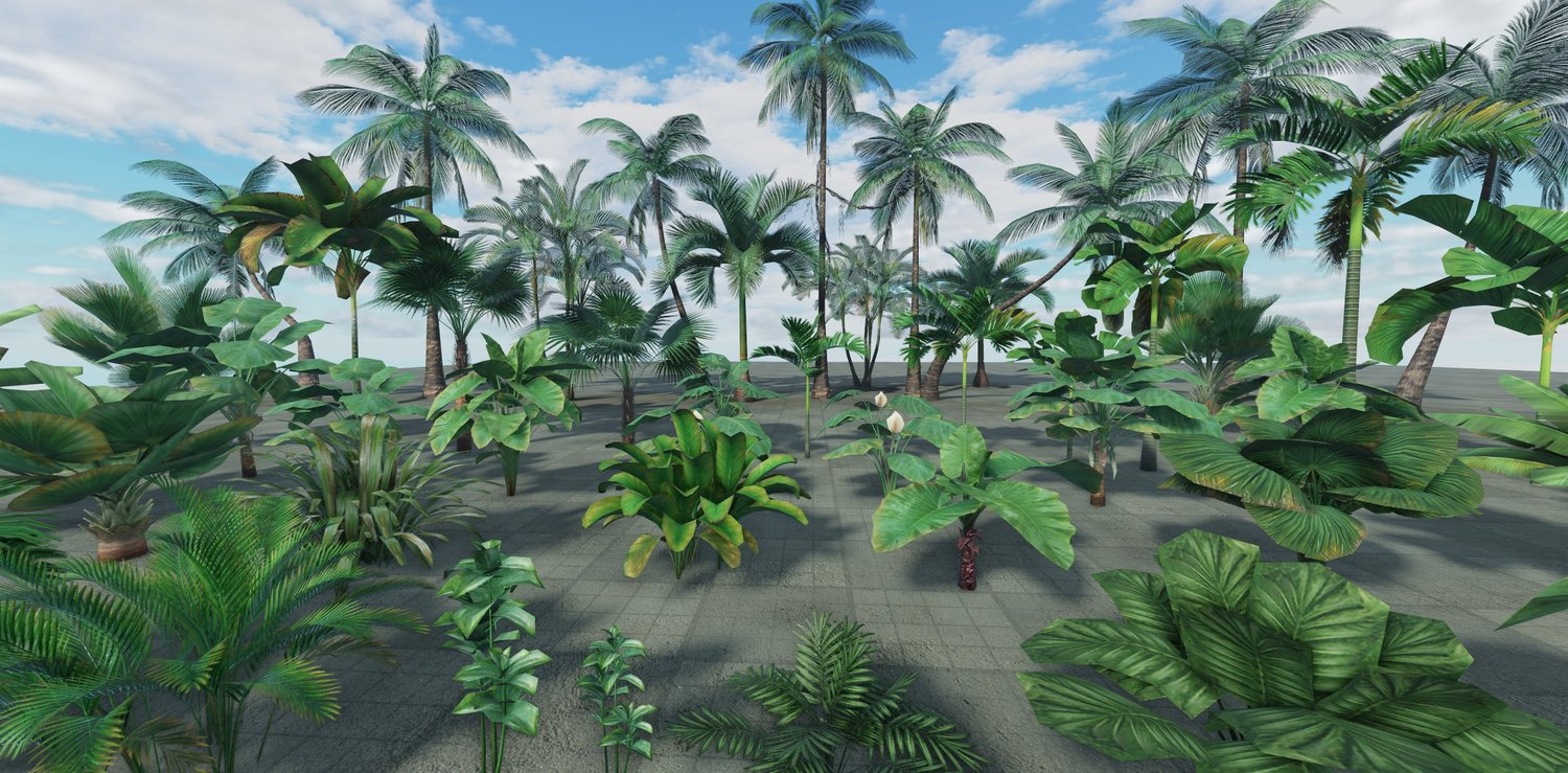 [Optimized] Realistic Tropical Jungle Roblox Nature Pack
