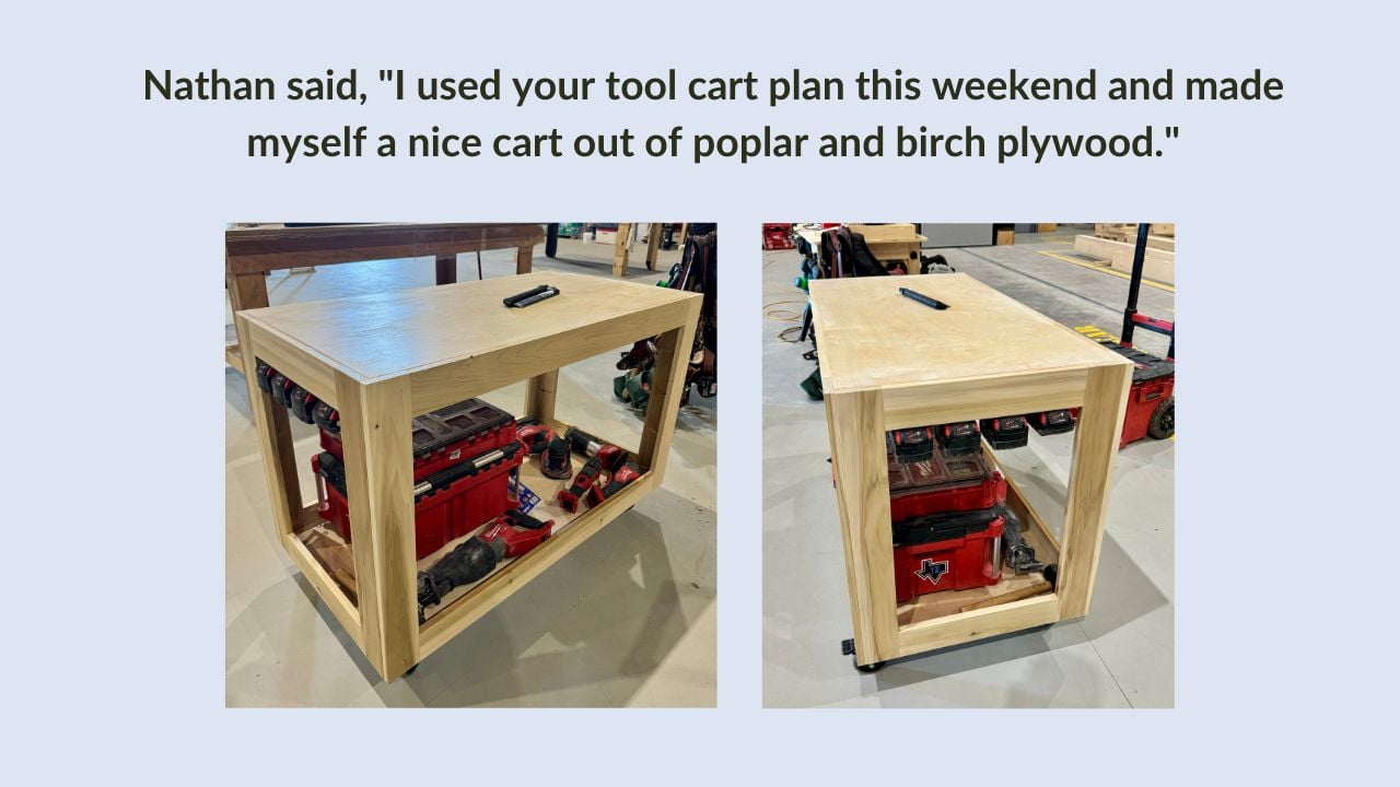 Workshop Utility Cart PDF Plan