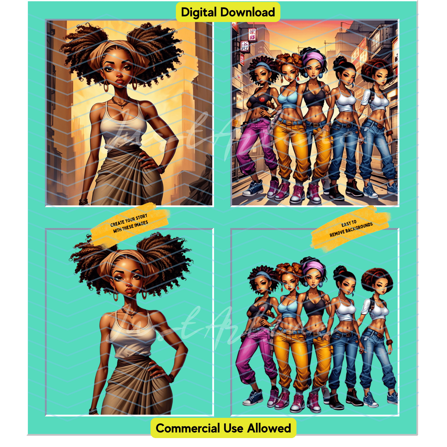 Girlfriend Power Characters - Payhip