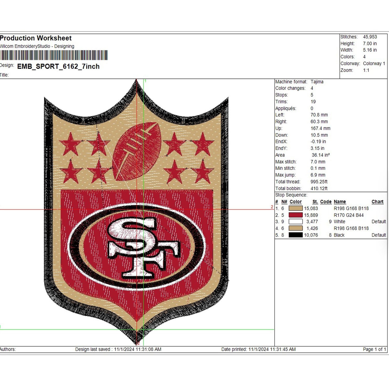 San Francisco 49ers Embroidery Design Files, NFL 49ers Embroidery ...