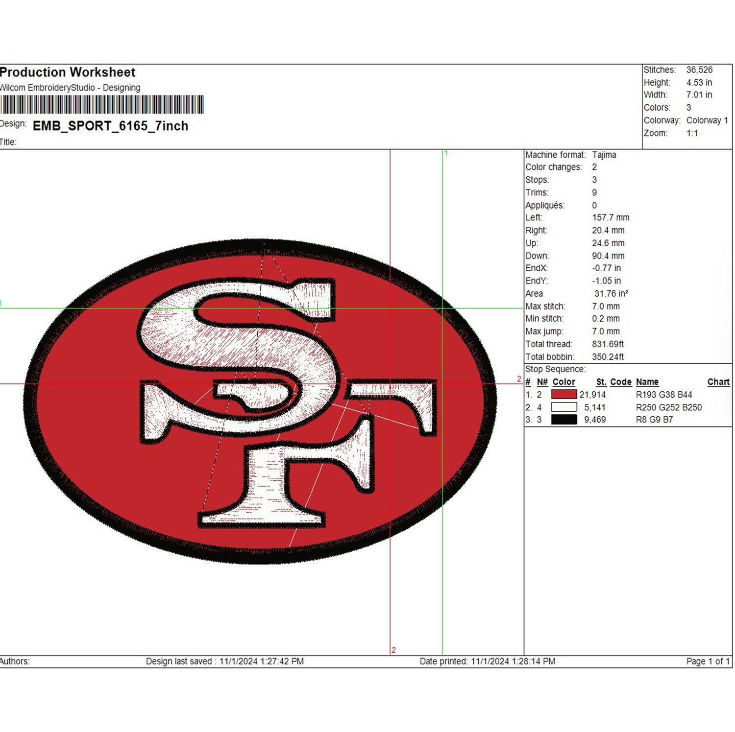 San Francisco 49ers Logo Embroidery Design Files, NFL 49ers Embroidery ...