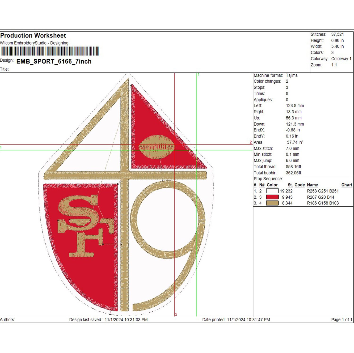 NFL San Francisco 49ers Embroidery Designs, NFL 49ers Embroidery ...