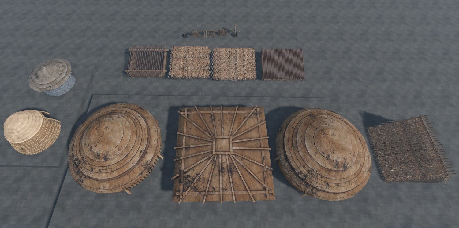 [CUSTOM] Primitive Buildings Roblox Assets Pack