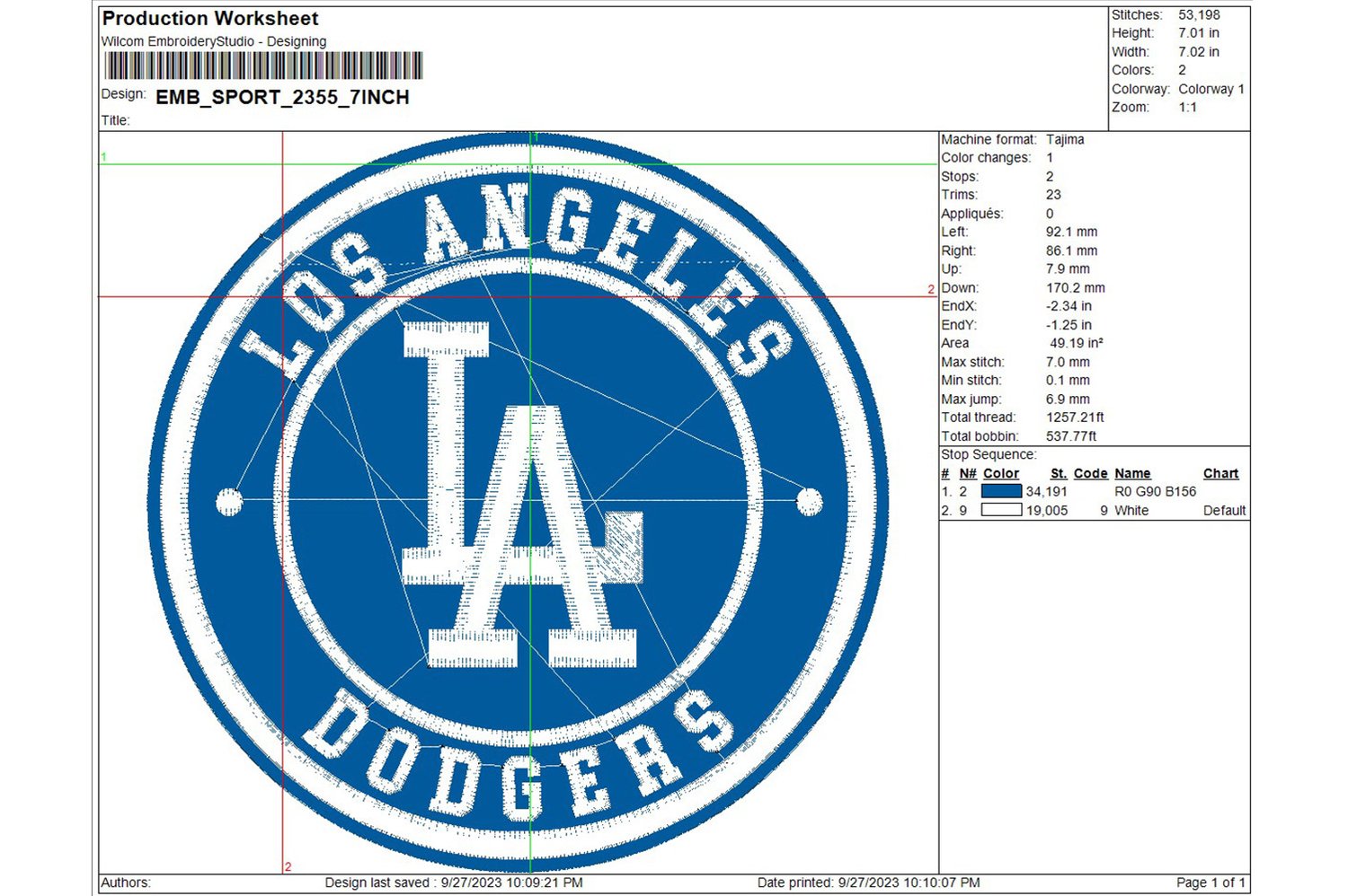 Los Angeles Dodgers Embroidery Designs, MLB Dodgers Embroidery Designs ...