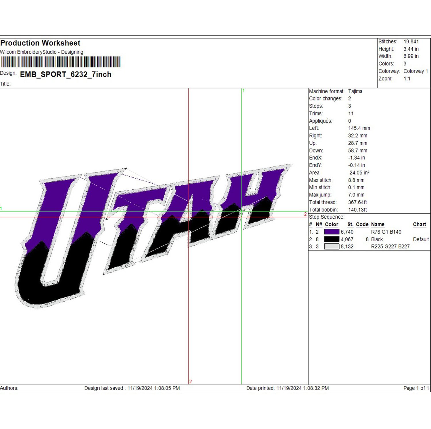 NBA Utah Jazz Wordmark Logo Embroidery Designs, NBA teams, NBA Jazz ...