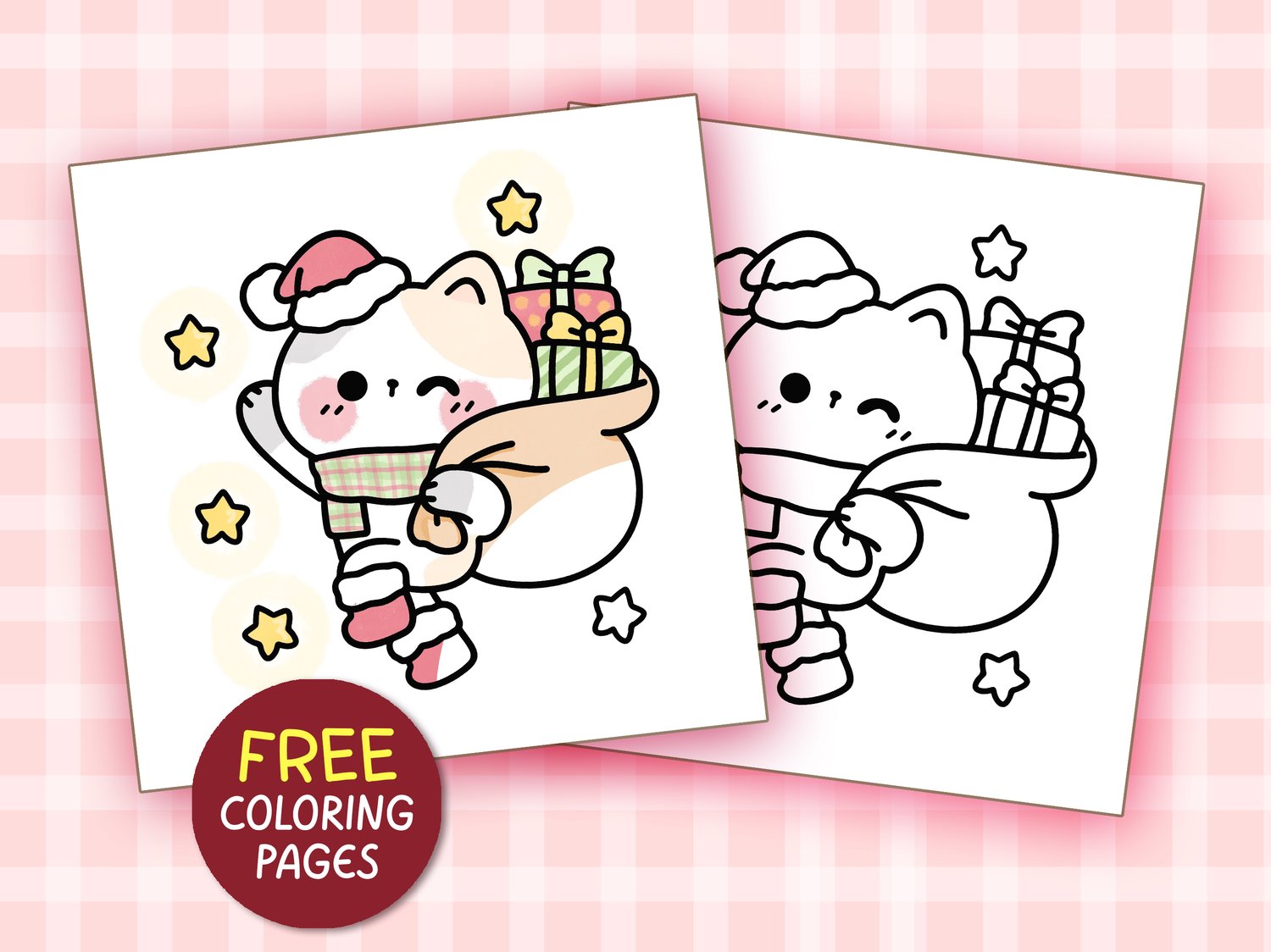 📌 FREE! CHRISTMAS COLORING PAGE - Payhip