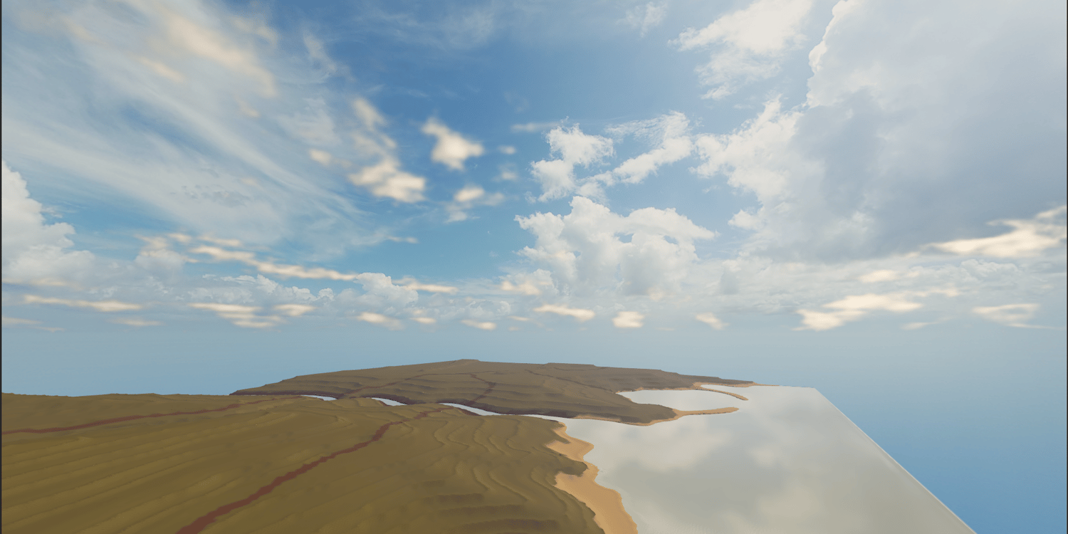 FREE Huge Coastal Terrain – 12k x 12k Roblox Base