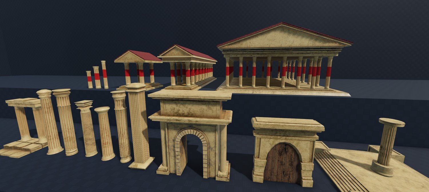 [LIMITED] Roman Empire Building Pack Roblox