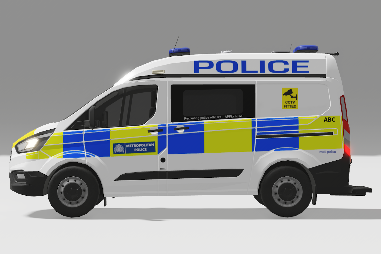 Met Police Ford Transit Cell Van