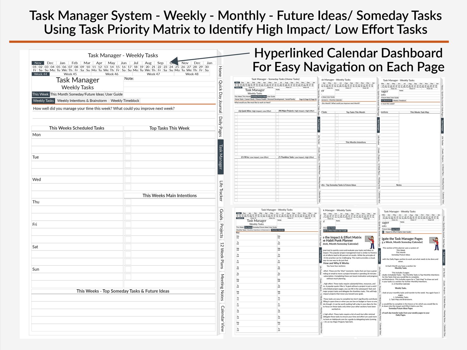 2025 Habit Punk Planner | Comprehensive & User-Friendly | PDF Download ...