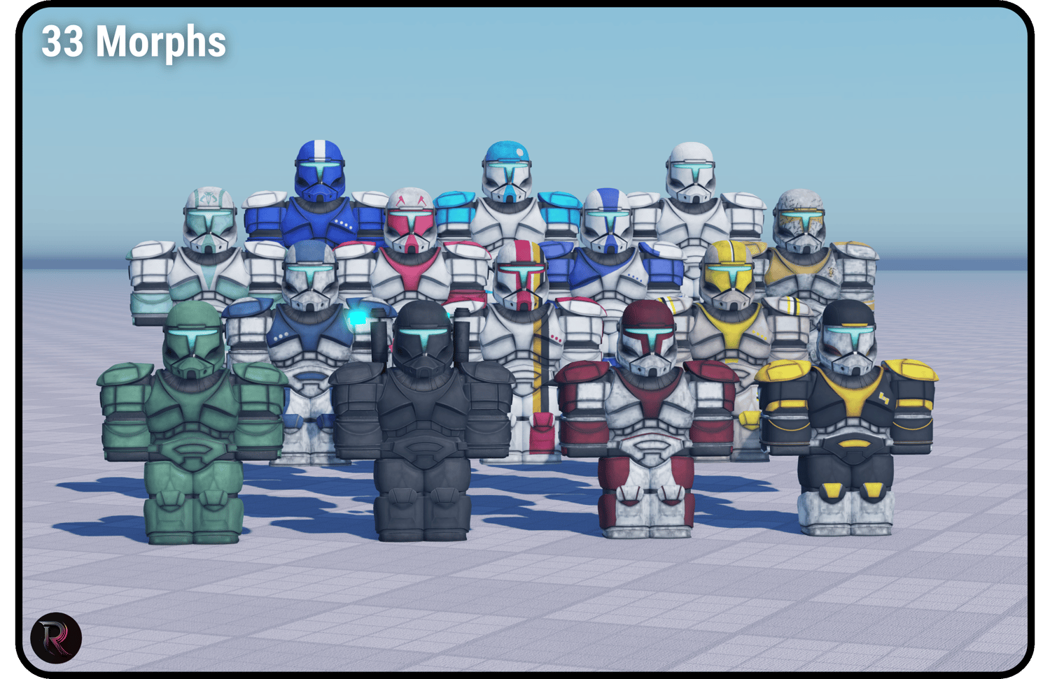 Ultimate Clone Commando Morph Pack