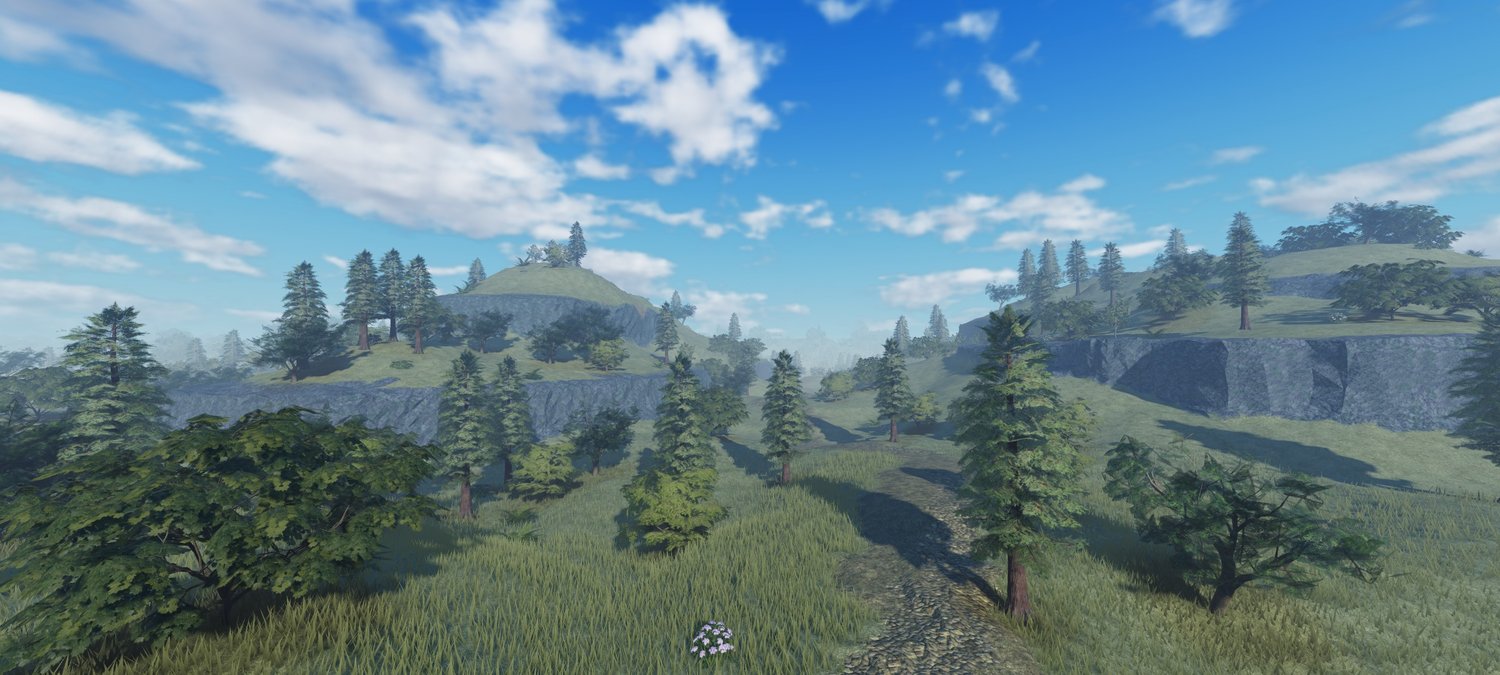 Large Realistic Valley Roblox Map