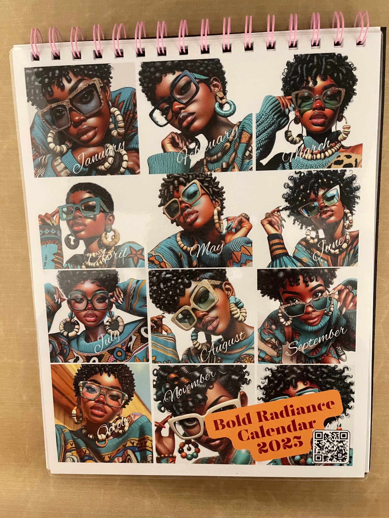 Bold Radiance Calendar 2025 - Payhip