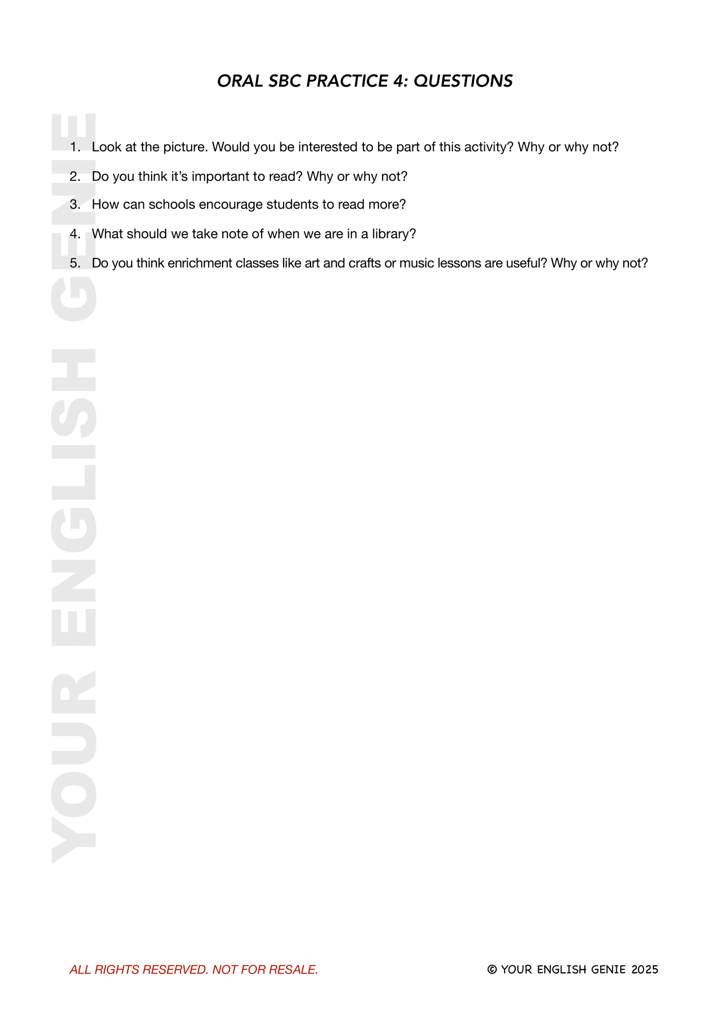 PSLE Oral (Stimulus-Based Conversation): 3 Things to Look Out For in ...