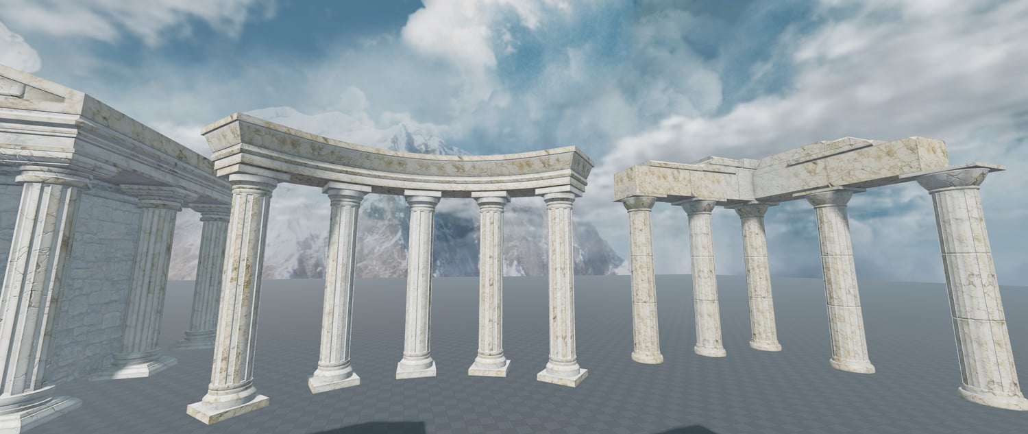 [CUSTOM] Ancient Greek Roblox Buildings Pack