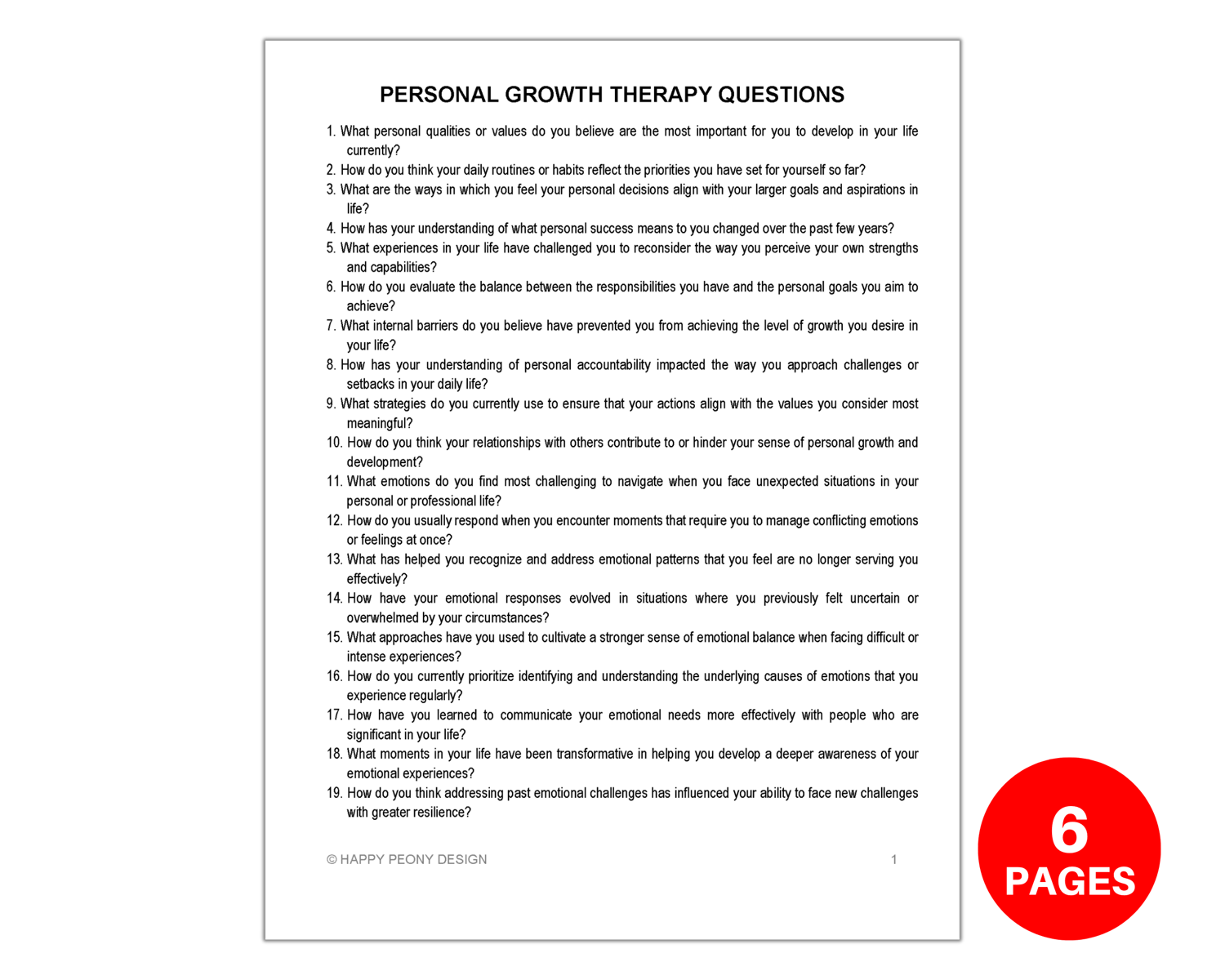 Personal Growth Therapy Questions, Personal Development, Self ...