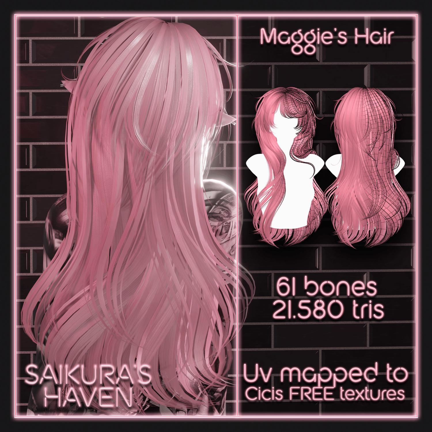 Maggie's Hair for VRChat