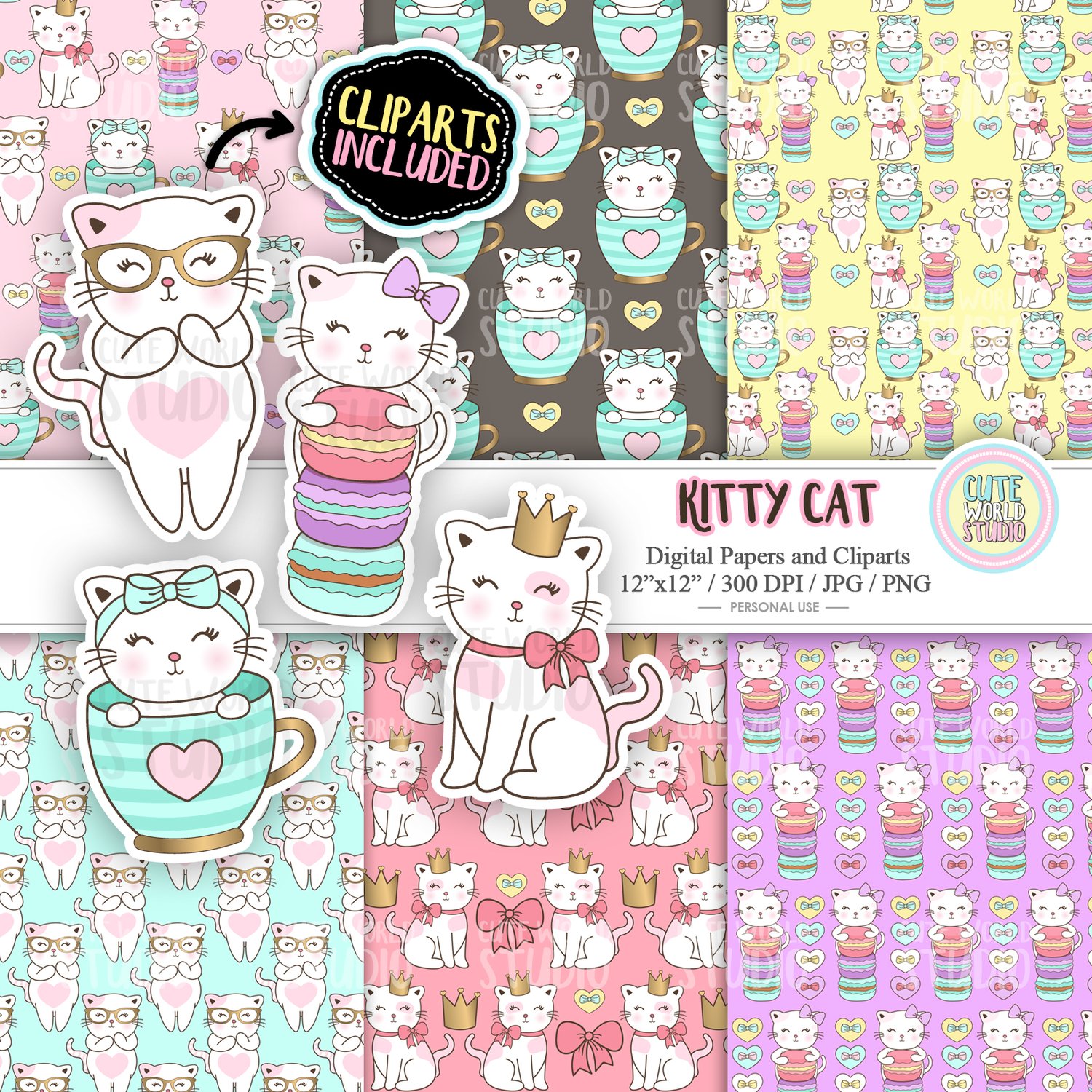 CuteWorldStudio - Cliparts & Digital Papers