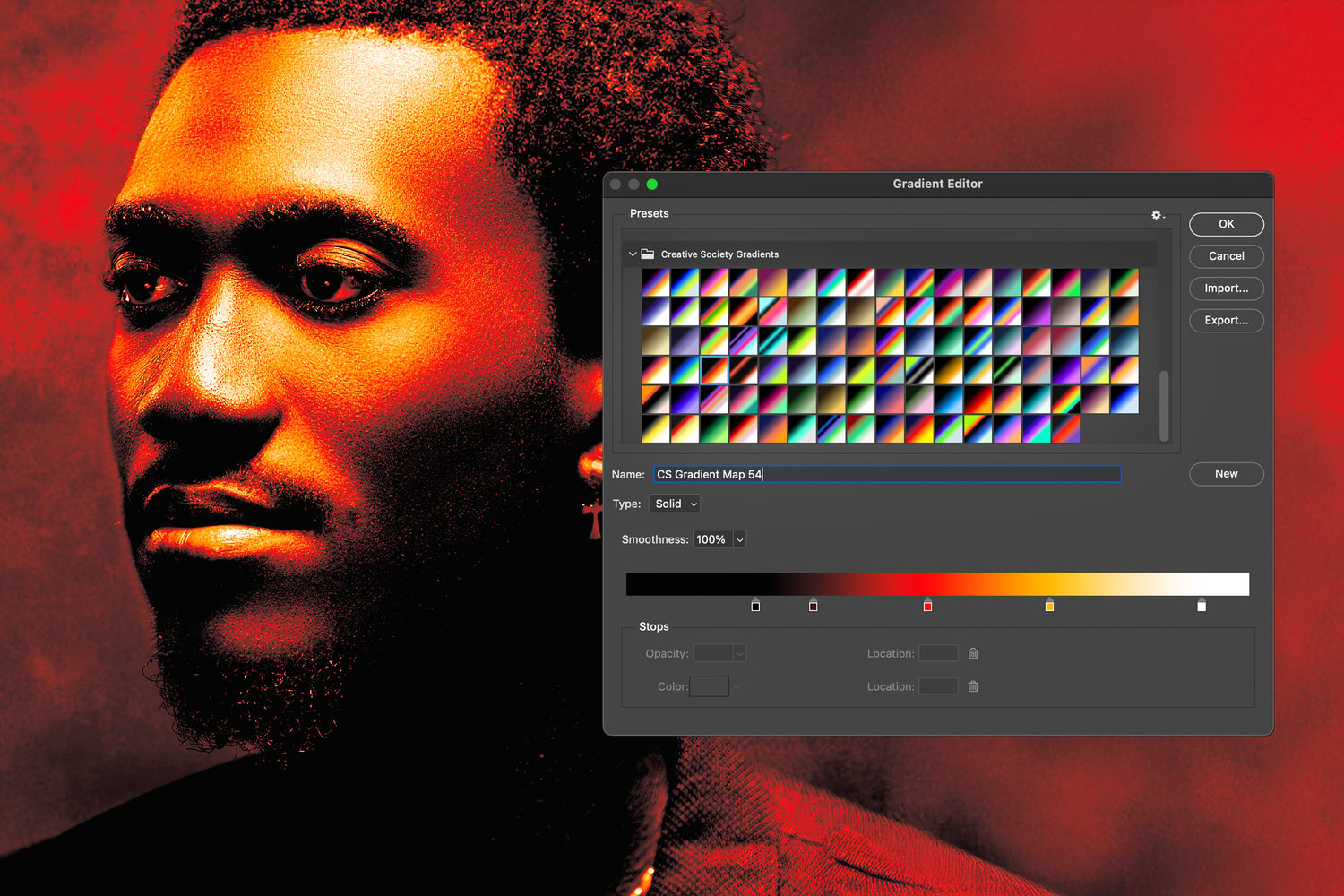 100 Gradient Map Presets