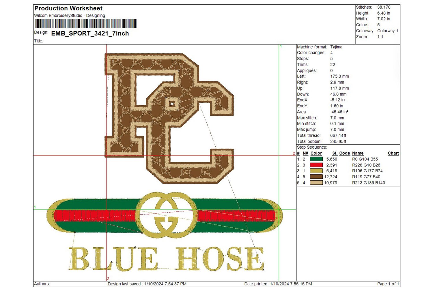 Gu.cci Presbyterian Blue Hose Football Team Embroidery FIles, NCAA ...