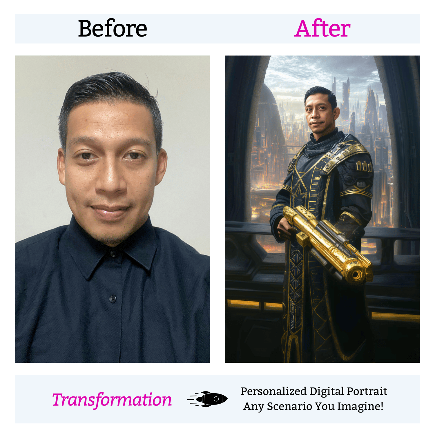 Custom Digital Artwork – Transform Yourself into Any Character! - Payhip