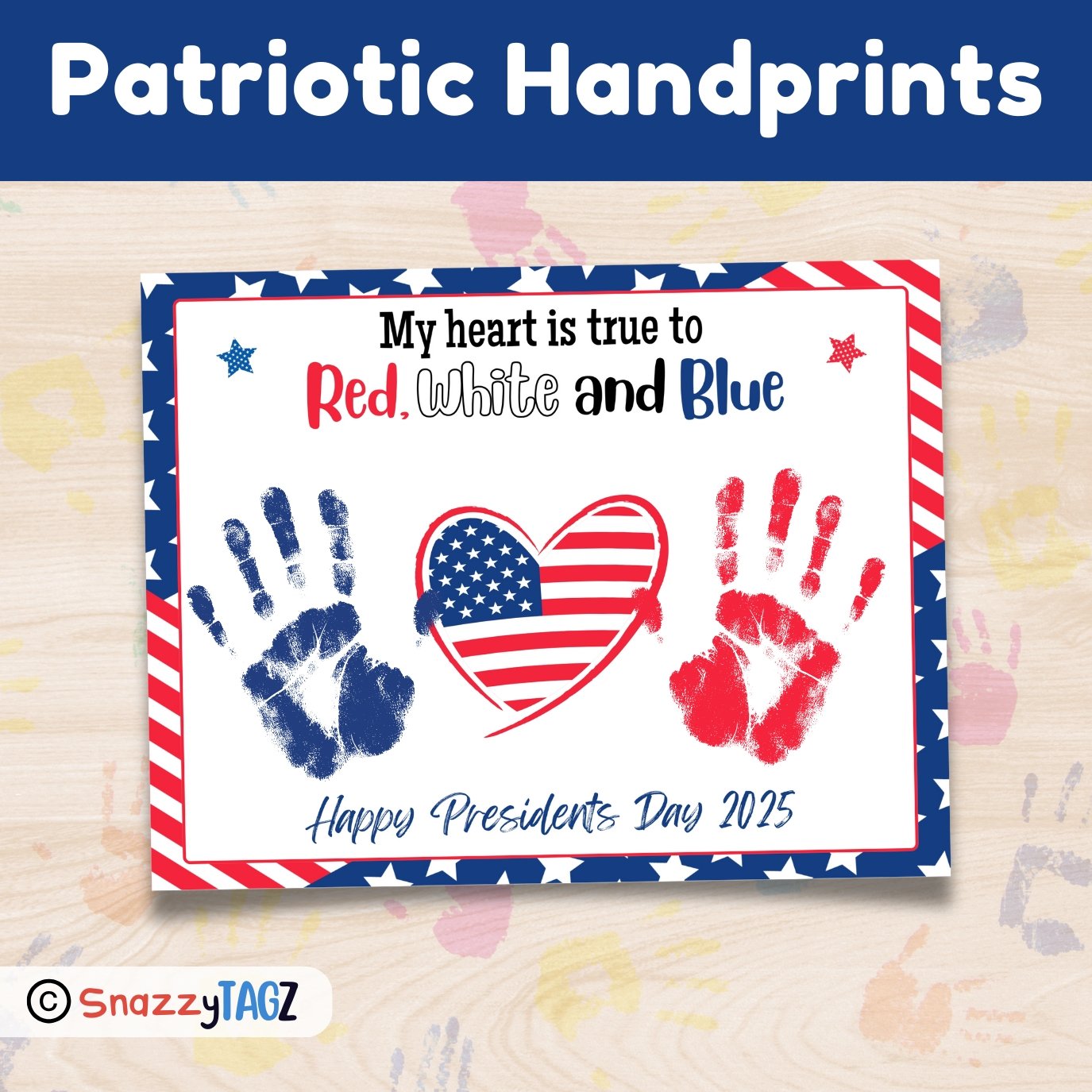 Patriotic Handprints: Presidents' Day Craft - Payhip