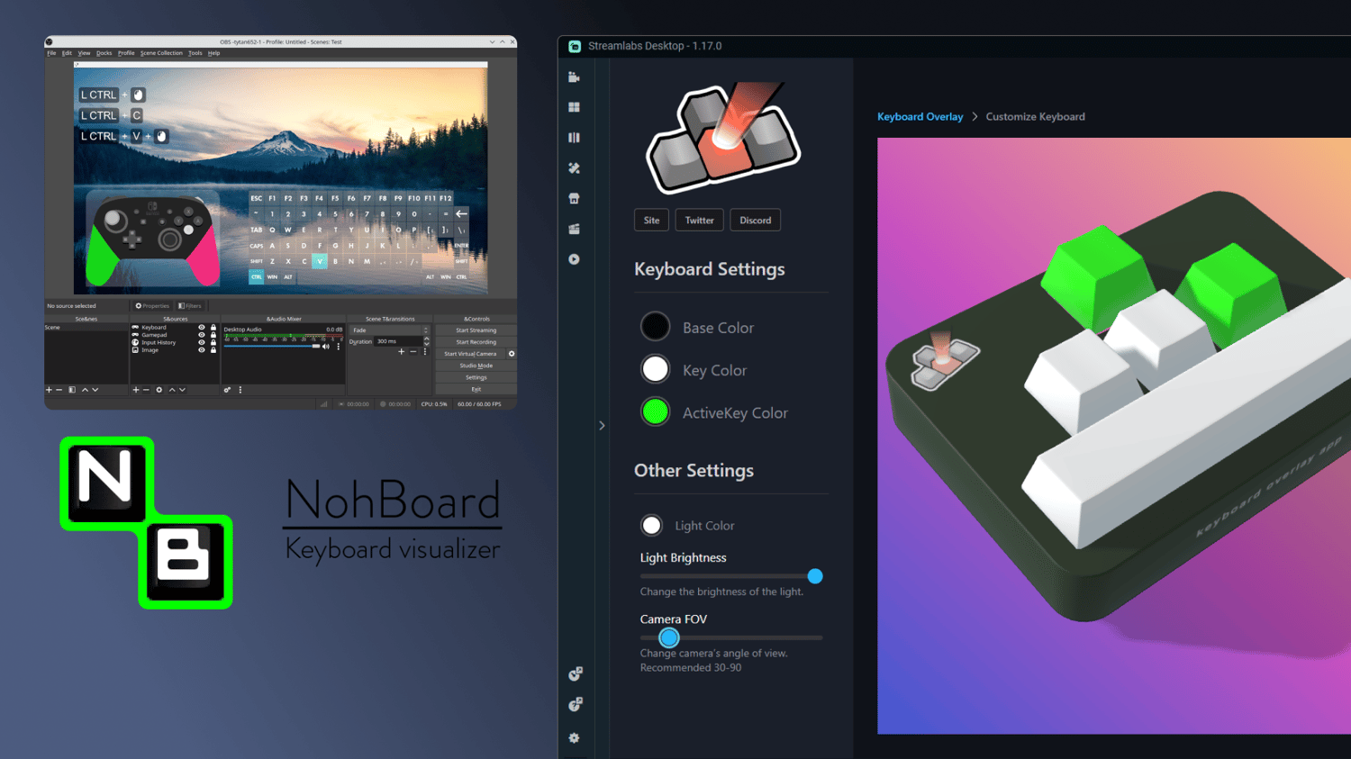 Keyboard Overlay Apps for gamers and streamers