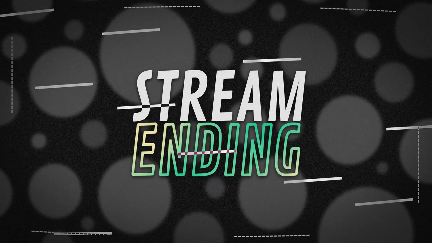 Glitch & Retro Aesthetic Animated Stream Scenes Pack | Grunge Twitch ...