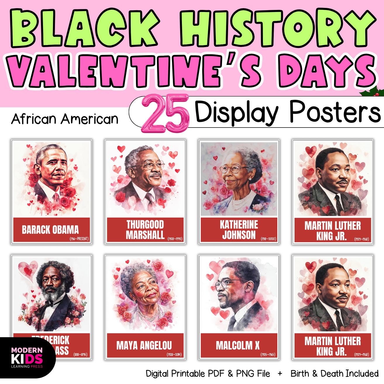 25 Black History Month Valentine Bulletin Board Display Posters