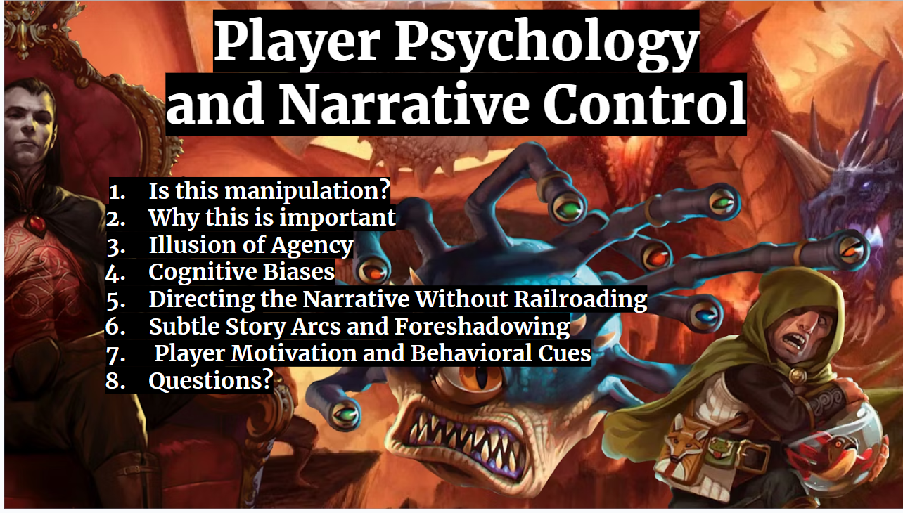 Player Psychology & Narrative Control - Payhip