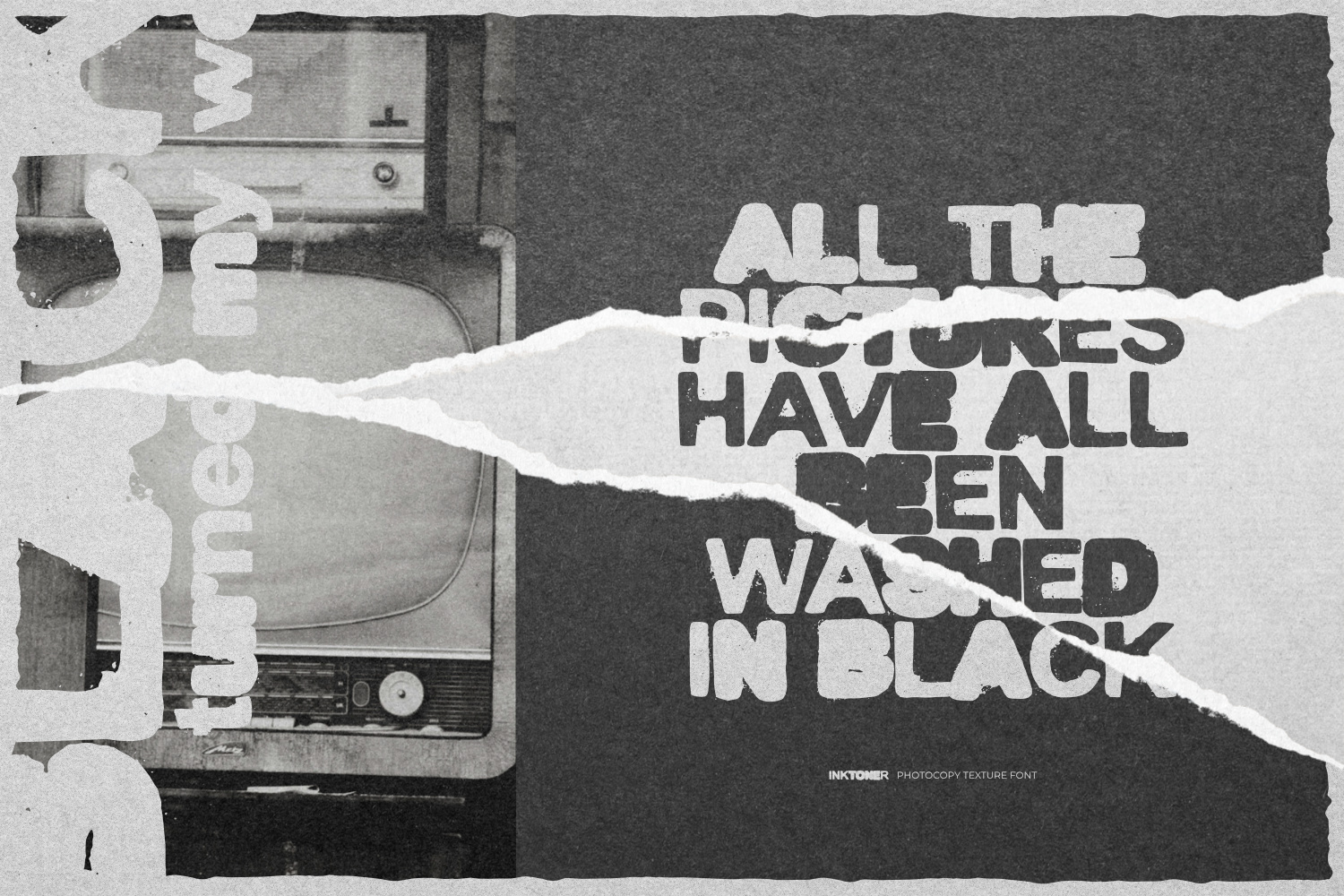 Inktoner - Photocopy Texture Font