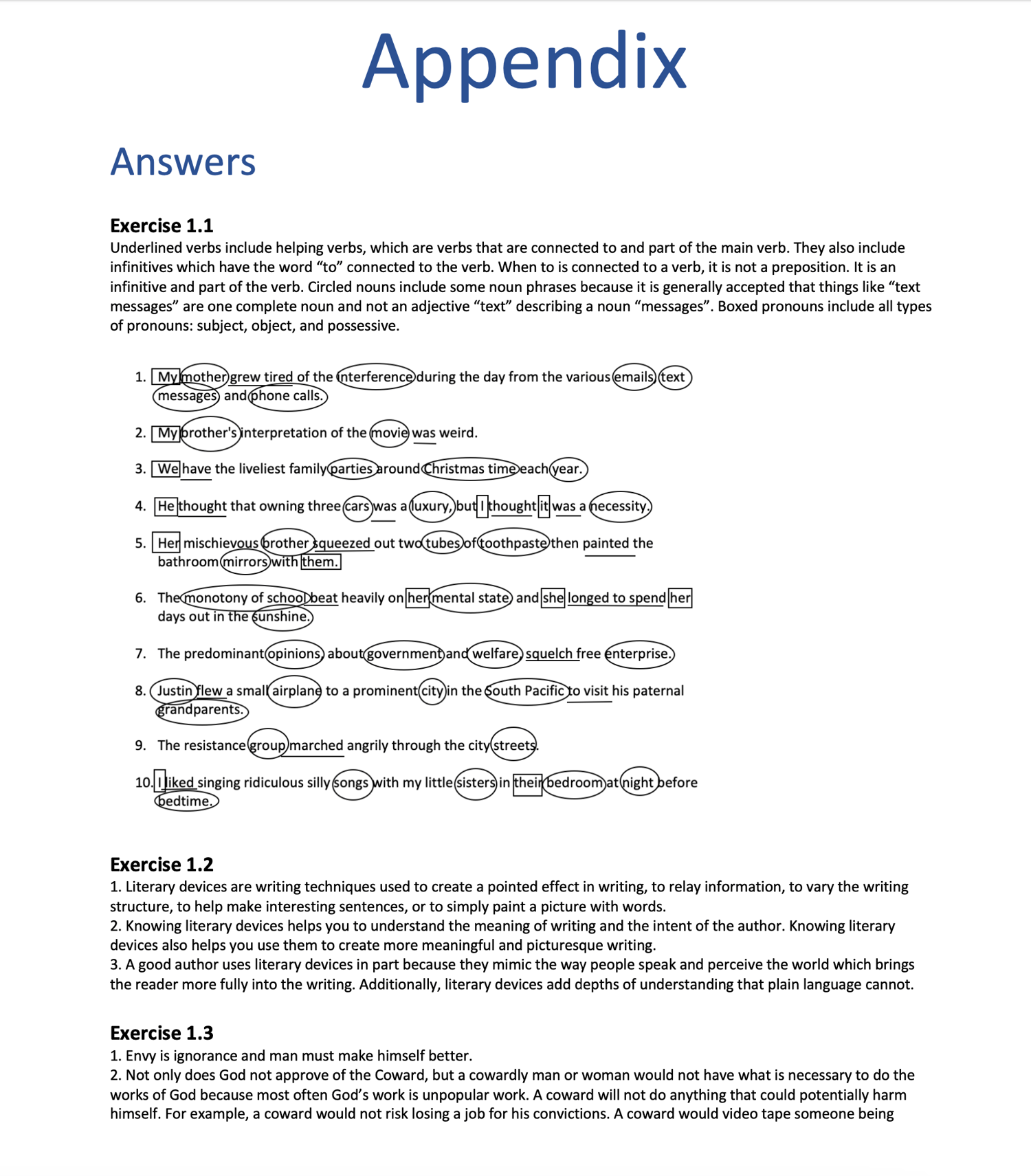 Complete High School Language Arts Curriculum, Creative Writing