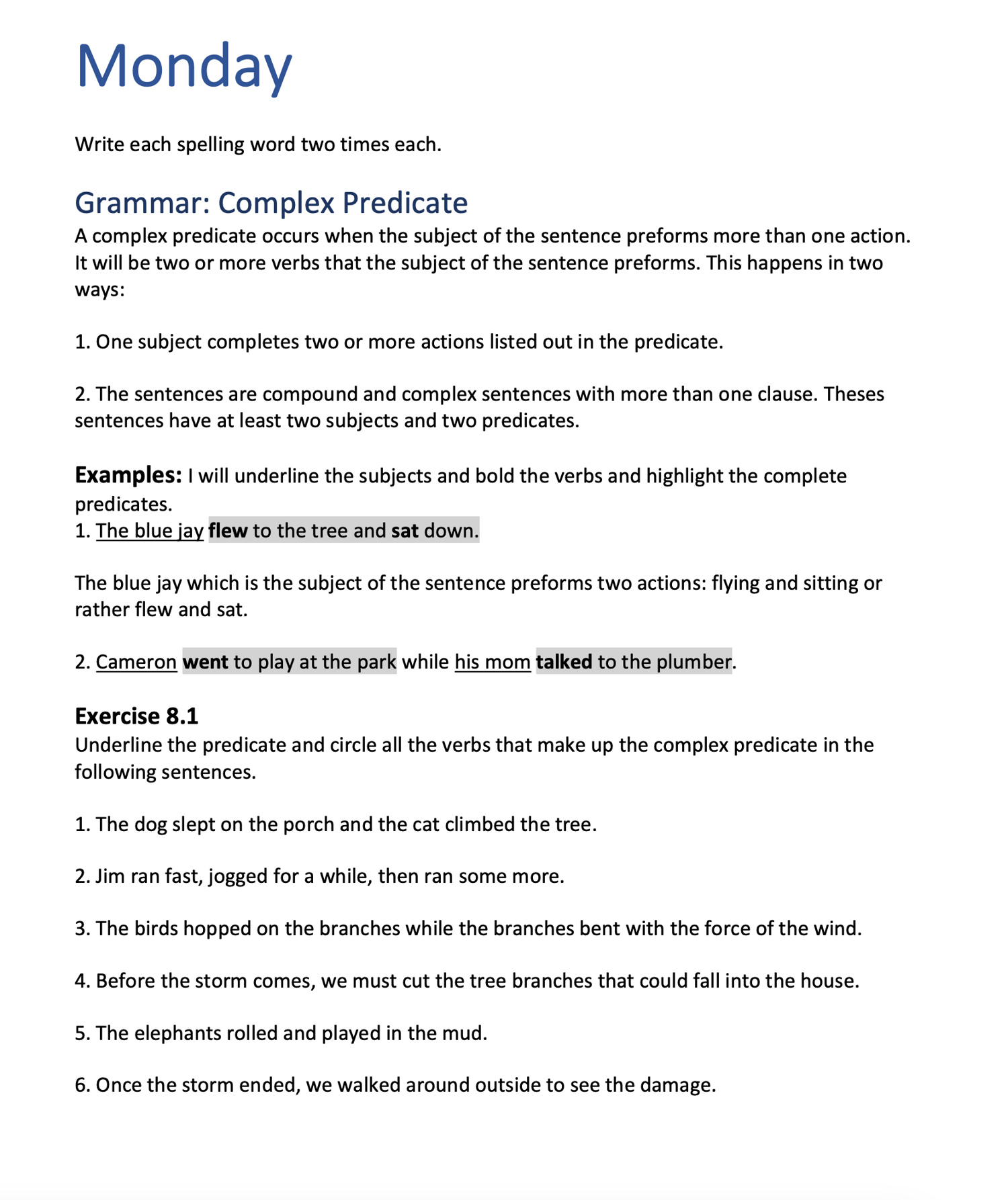 Complete High School Language Arts Curriculum, Creative Writing