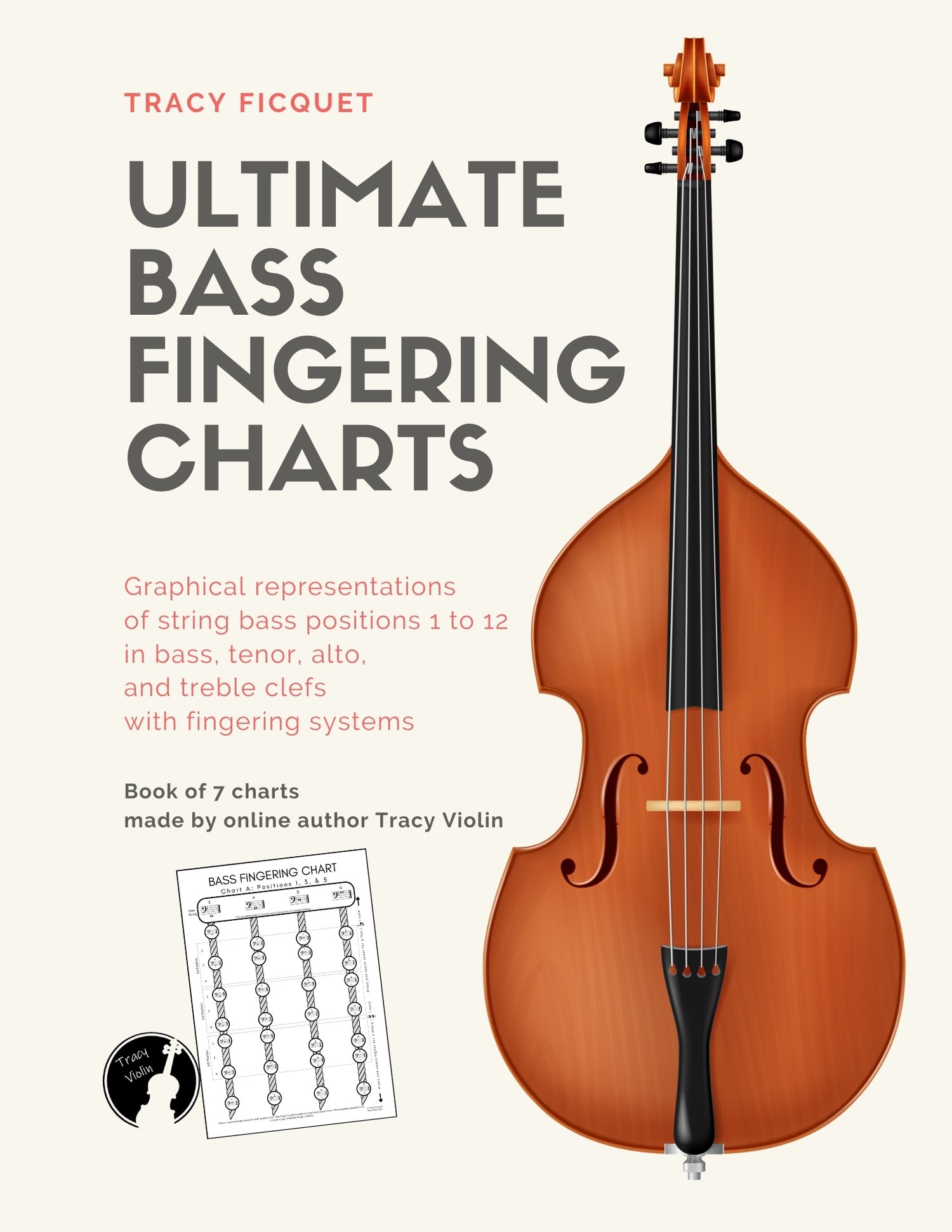 BUNDLE: Ultimate Bass Fingering Charts - Positions Half to 12- Complete ...