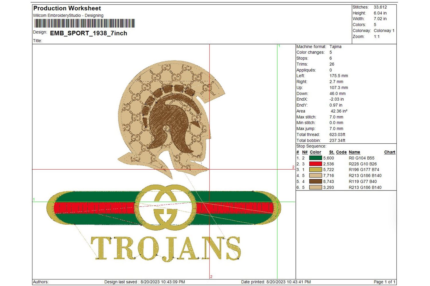 Gu.cci NCAA Little Rock Trojans Embroidery Designs, NCAA Trojans ...