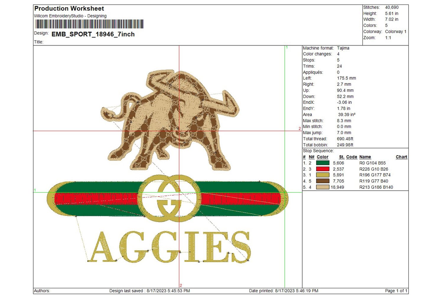 Gu.cci NCAA Utah State Aggie Aggie Embroidery Designs, NCAA Utah State ...