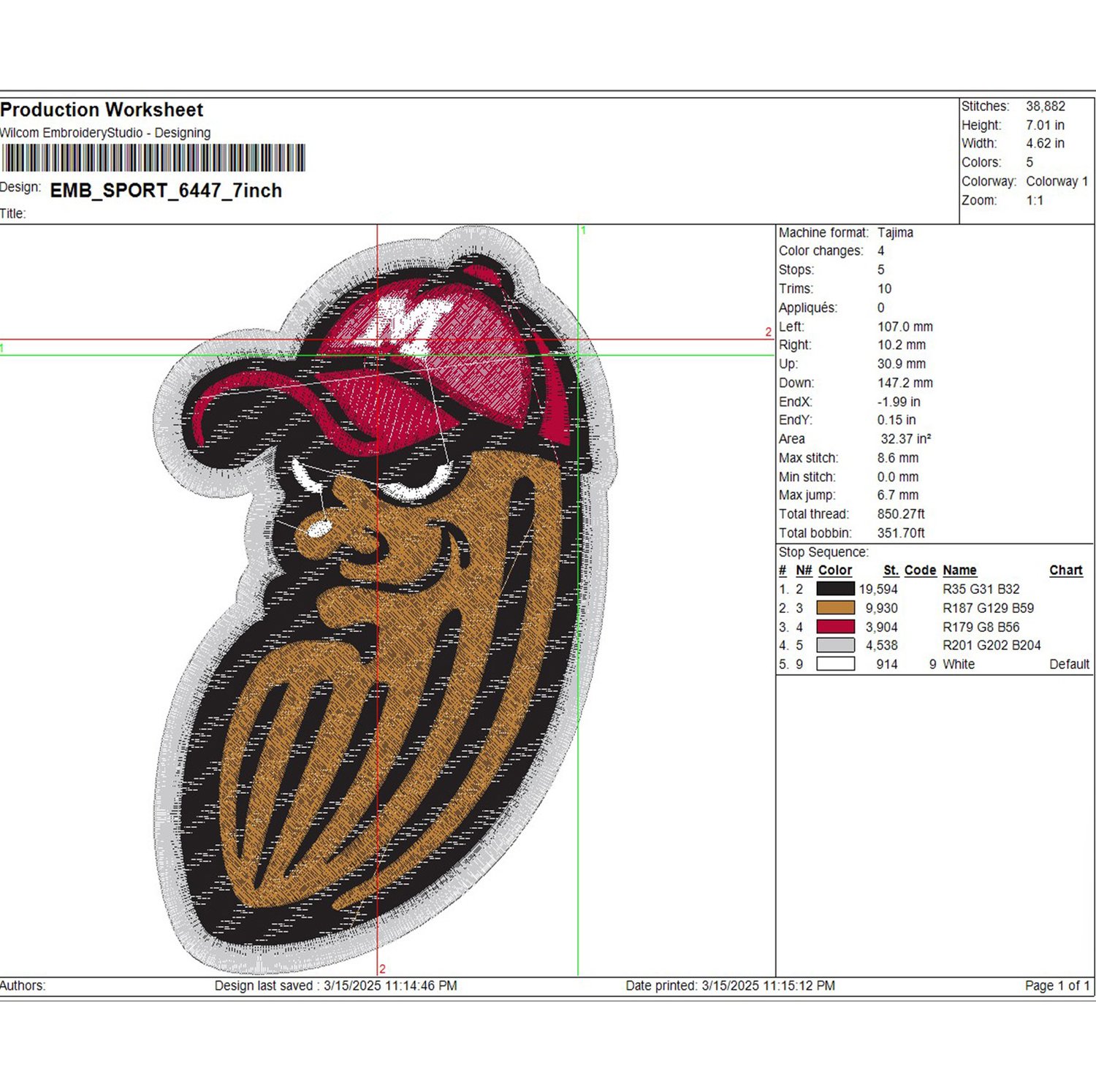 MiLB Modesto Nuts Logo Embroidery Files, Minor League Baseball Logo ...