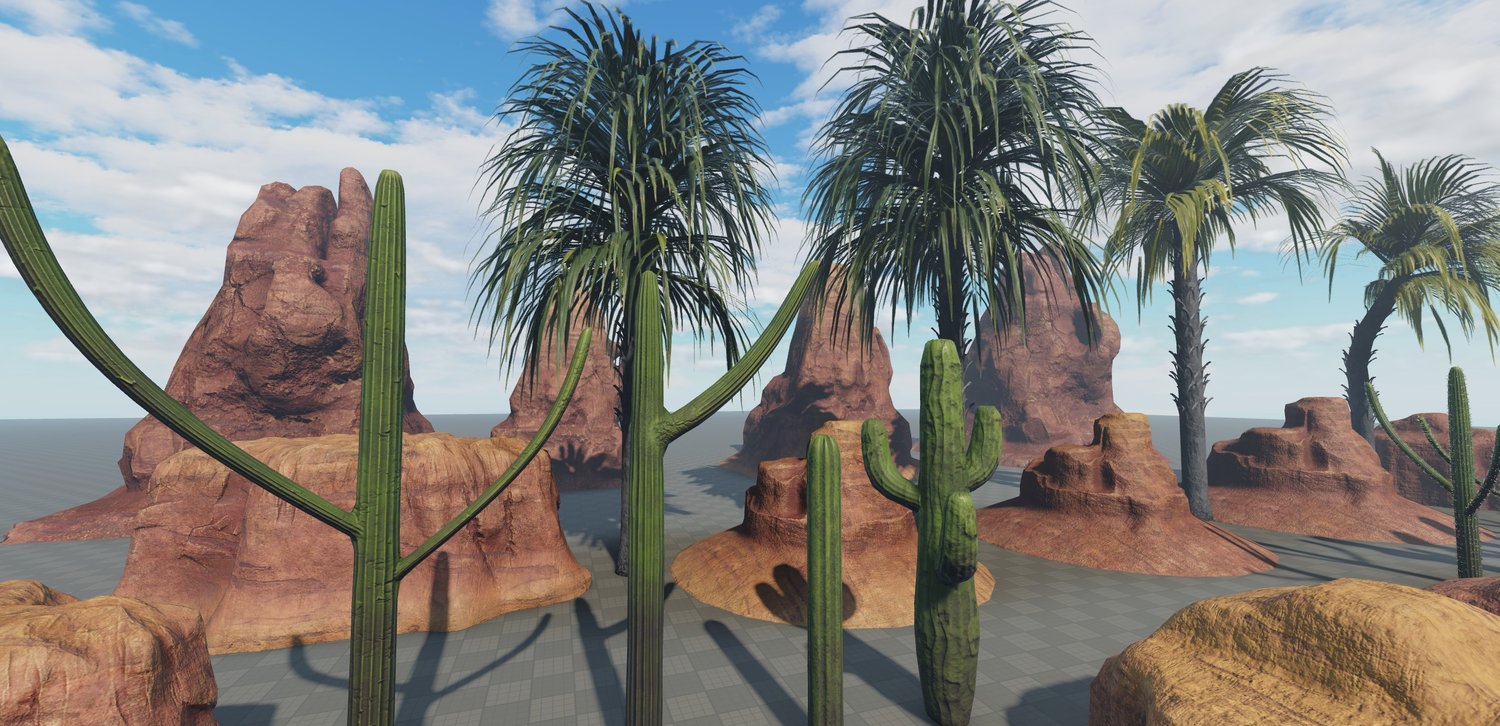 [Custom] Realistic Desert Roblox Nature Assets Pack