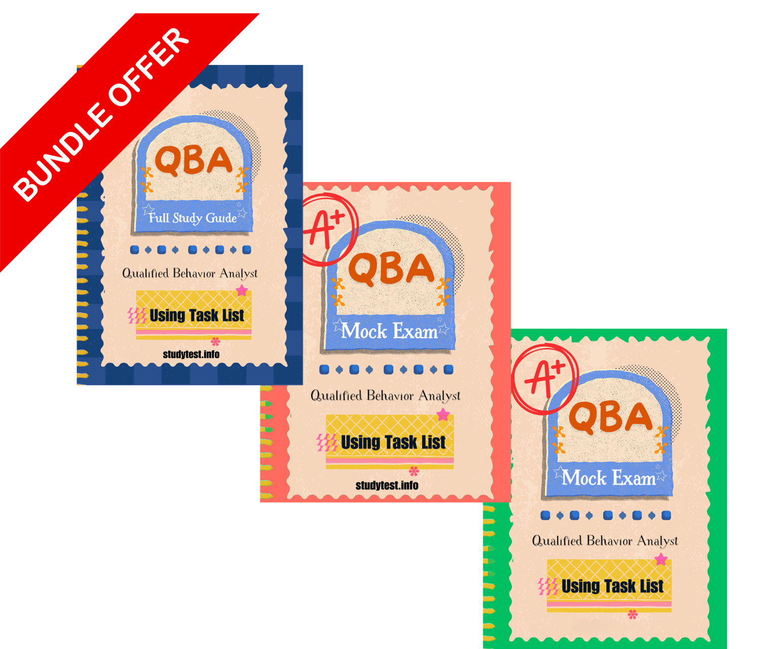 QBA Comprehensive Success Kit (Study guide, 2 real mocks, flashcard)