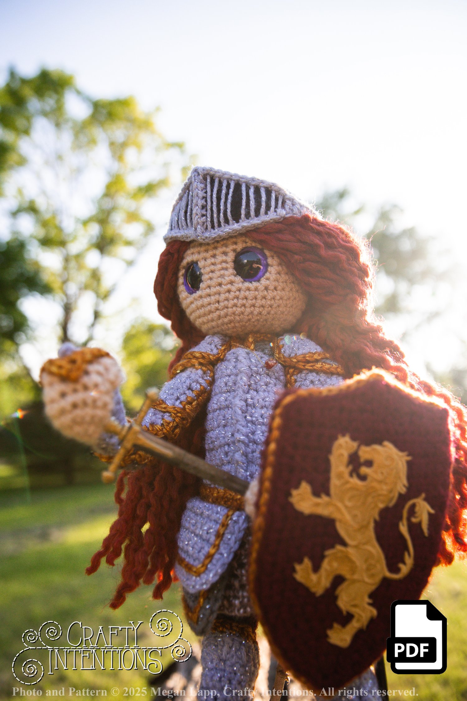 Doll Add-on: Knight Doll Crochet Pattern by Crafty Intentions ...