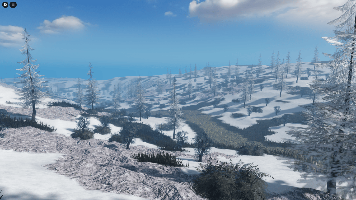 FREE Alpine Road Map – Scenic Winter Terrain Roblox